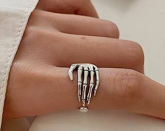 Skeleton Hand Ring Finger - Etsy