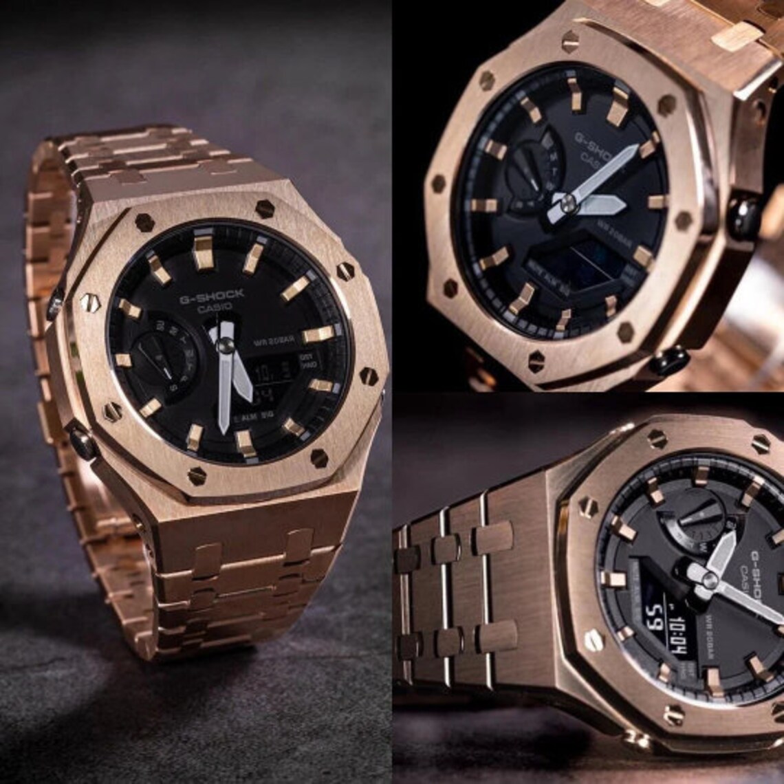 Casioak Mini AP Royal Oak Style 42mm Casio G-shock Watch | Etsy