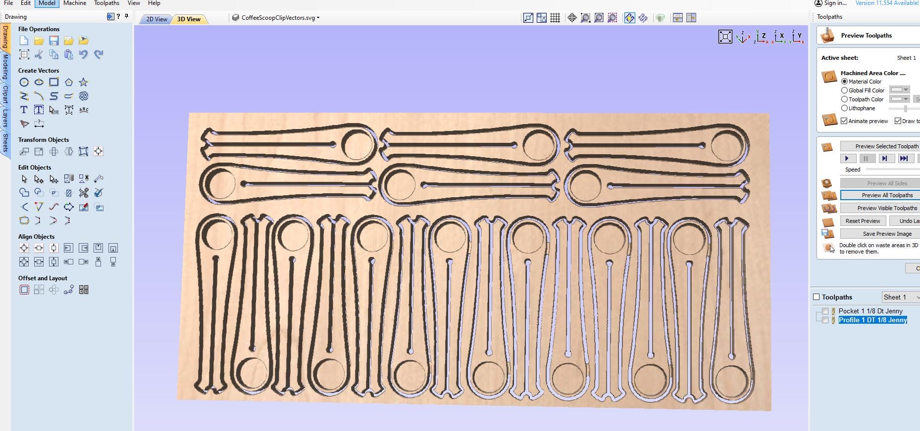 CNC Files: Bulk Coffee Scoops - Etsy