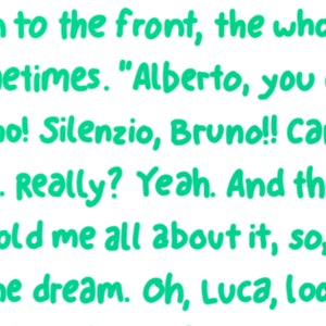 Pixar’s Luca - Handwritten Script Poster [english and Italian] - Etsy