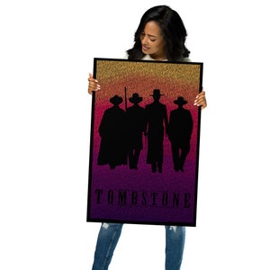 Tombstone - Handwritten Script Poster - Etsy