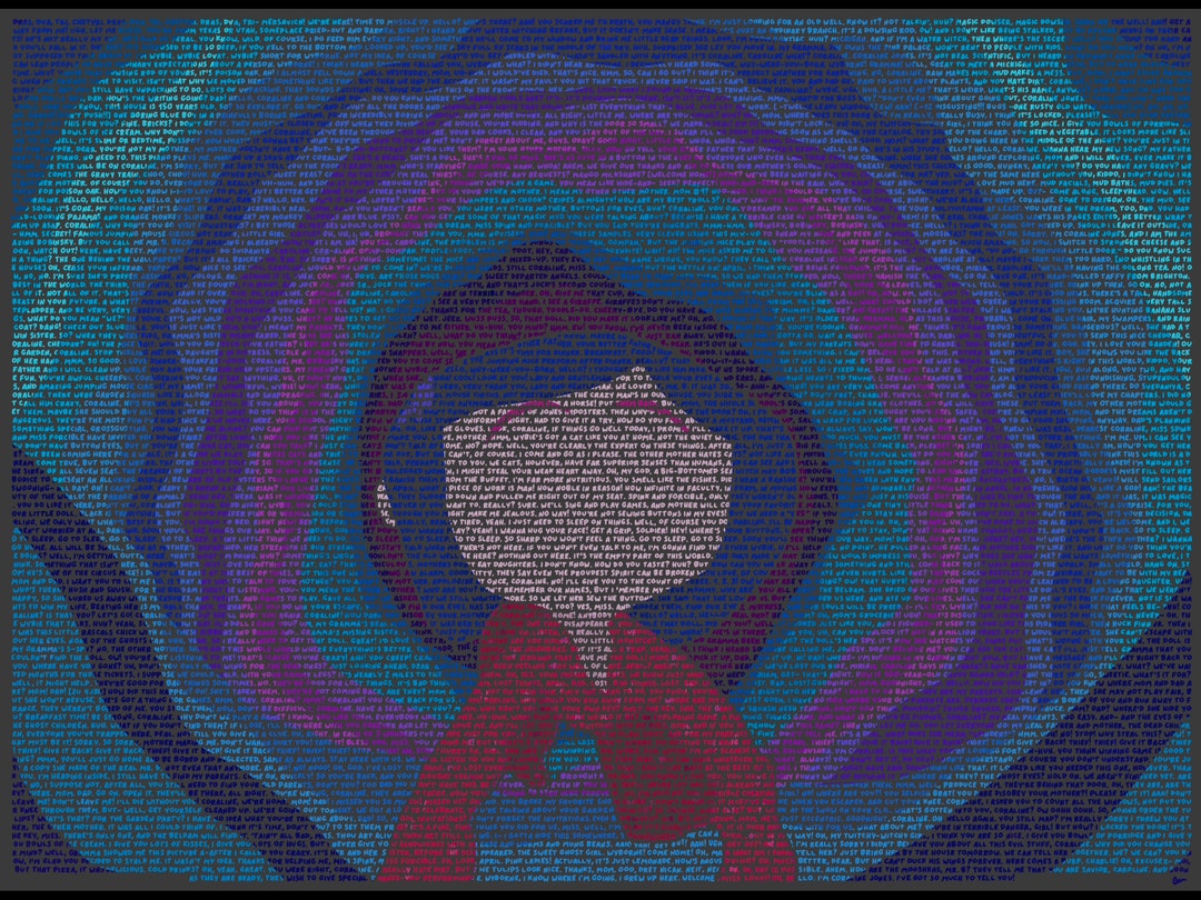 Coraline Handwritten Script Poster - Etsy Australia