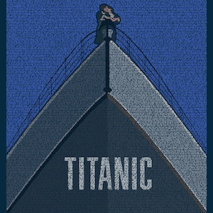 Titanic - Handwritten Movie Script Poster - Etsy