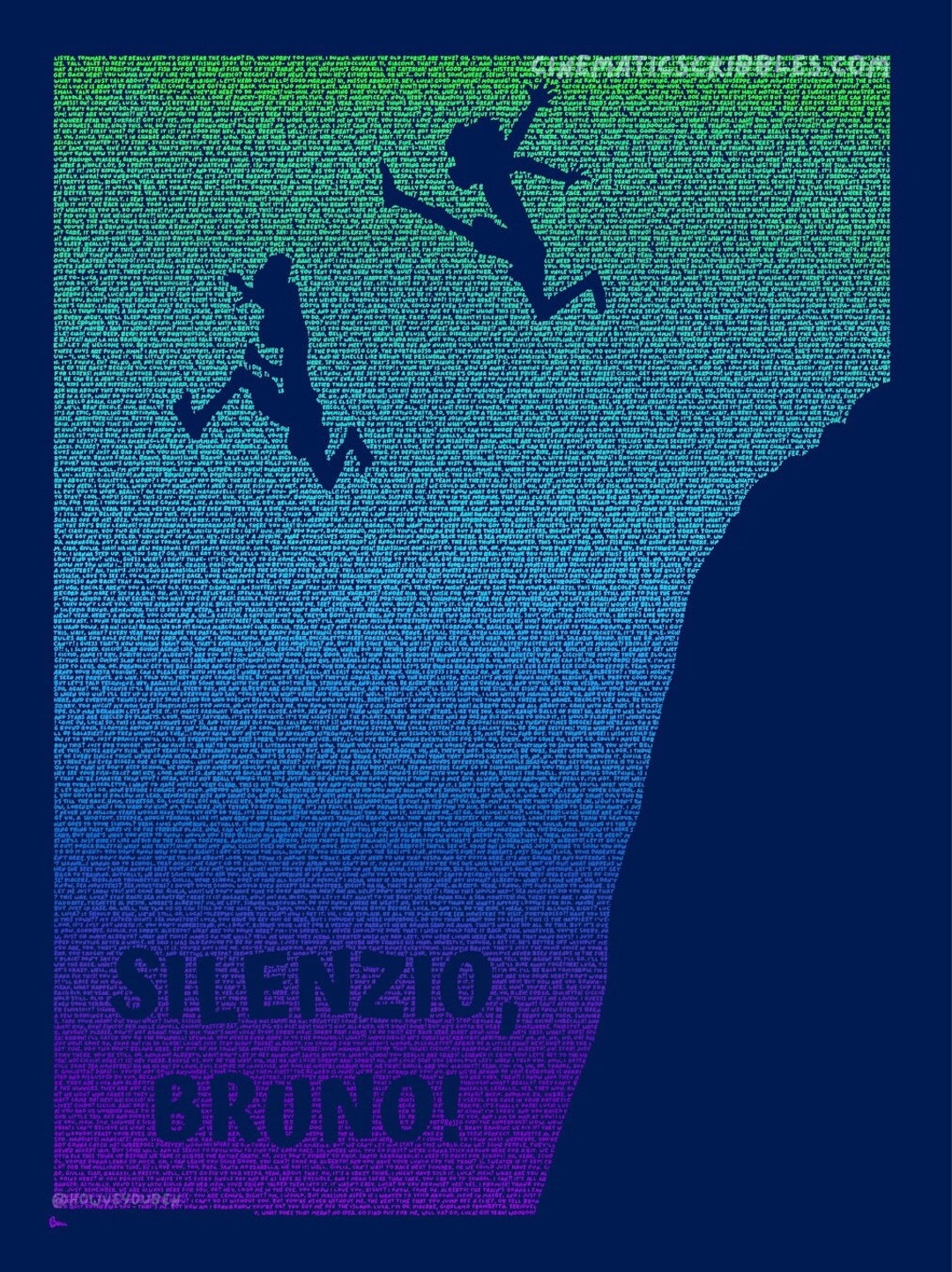 Luca - Handwritten Script Poster - Etsy