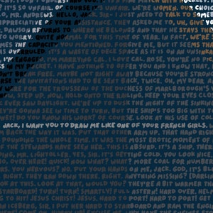 Titanic - Handwritten Movie Script Poster - Etsy