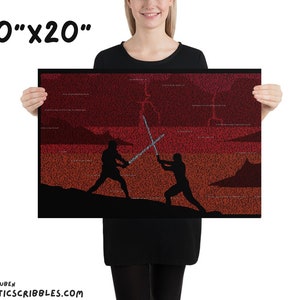 Revenge of the Sith - Handwritten Script Poster - Etsy