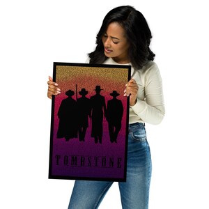 Tombstone - Handwritten Script Poster - Etsy