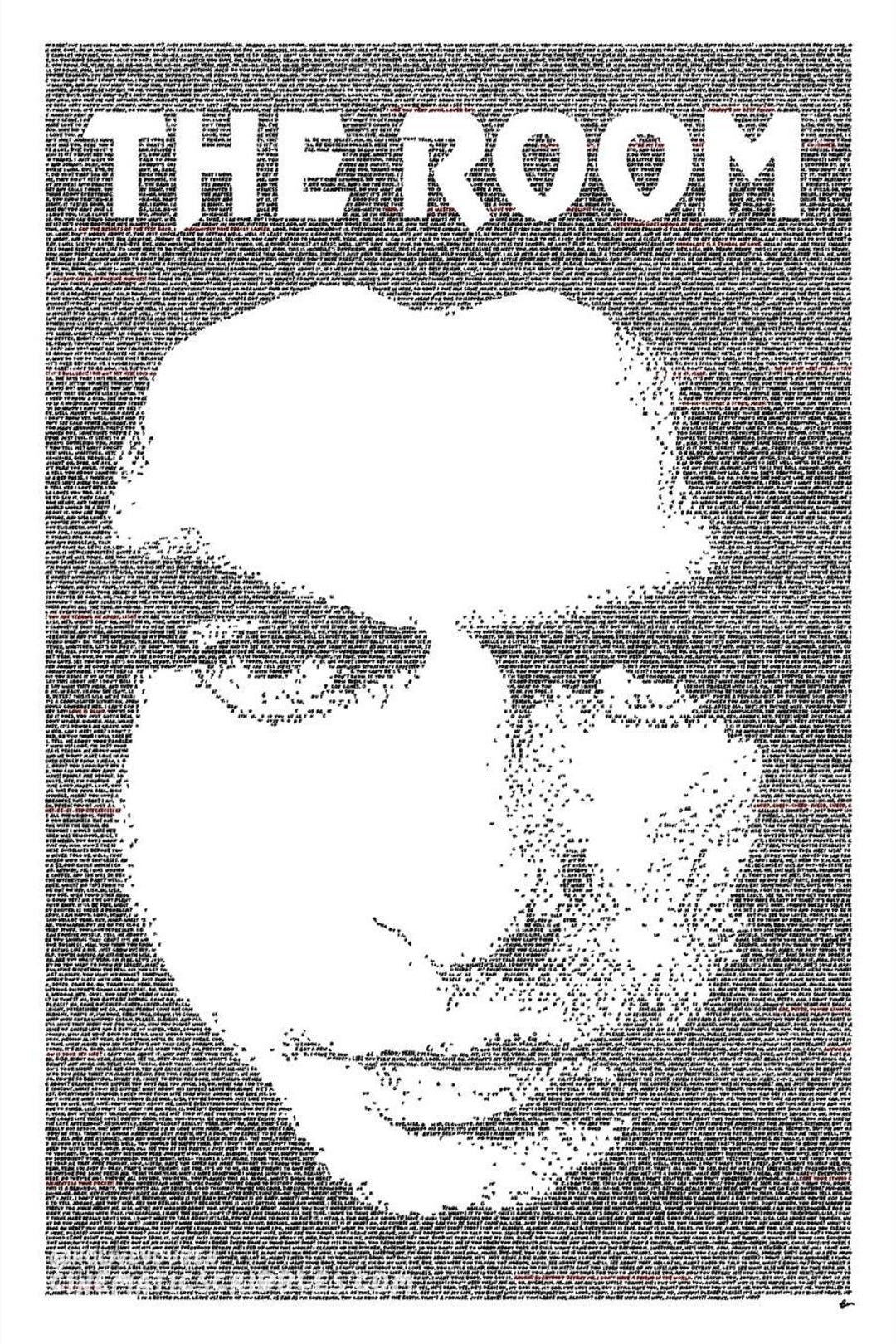 The Room - Handwritten Script Poster - Etsy
