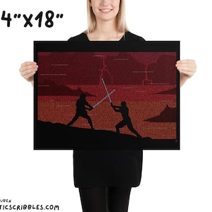 Revenge of the Sith - Handwritten Script Poster - Etsy