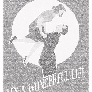 It’s a Wonderful Life - Handwritten Script Poster - Etsy