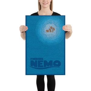 Finding Nemo - Handwritten Script Poster - Etsy