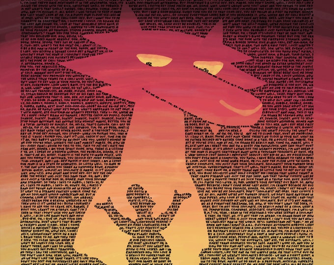 Space Coyote the Simpsons - Etsy