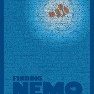 Finding Nemo - Handwritten Script Poster - Etsy