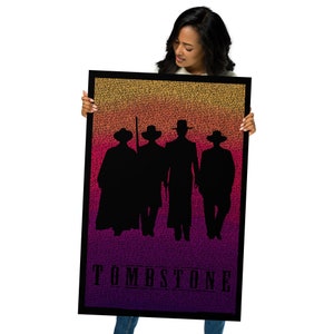 Tombstone - Handwritten Script Poster - Etsy