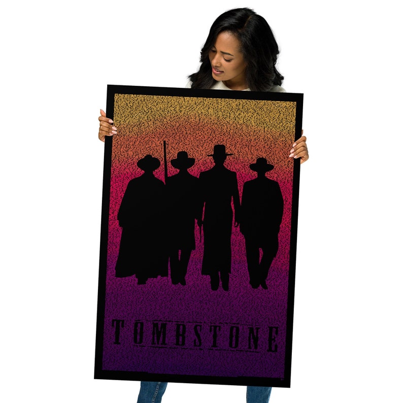Tombstone - Handwritten Script Poster - Etsy