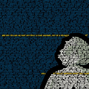 Back to the Future - Handwritten Script Poster - Etsy