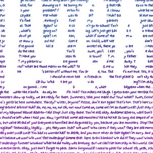 Pixar’s Luca - Handwritten Script Poster [english and Italian] - Etsy