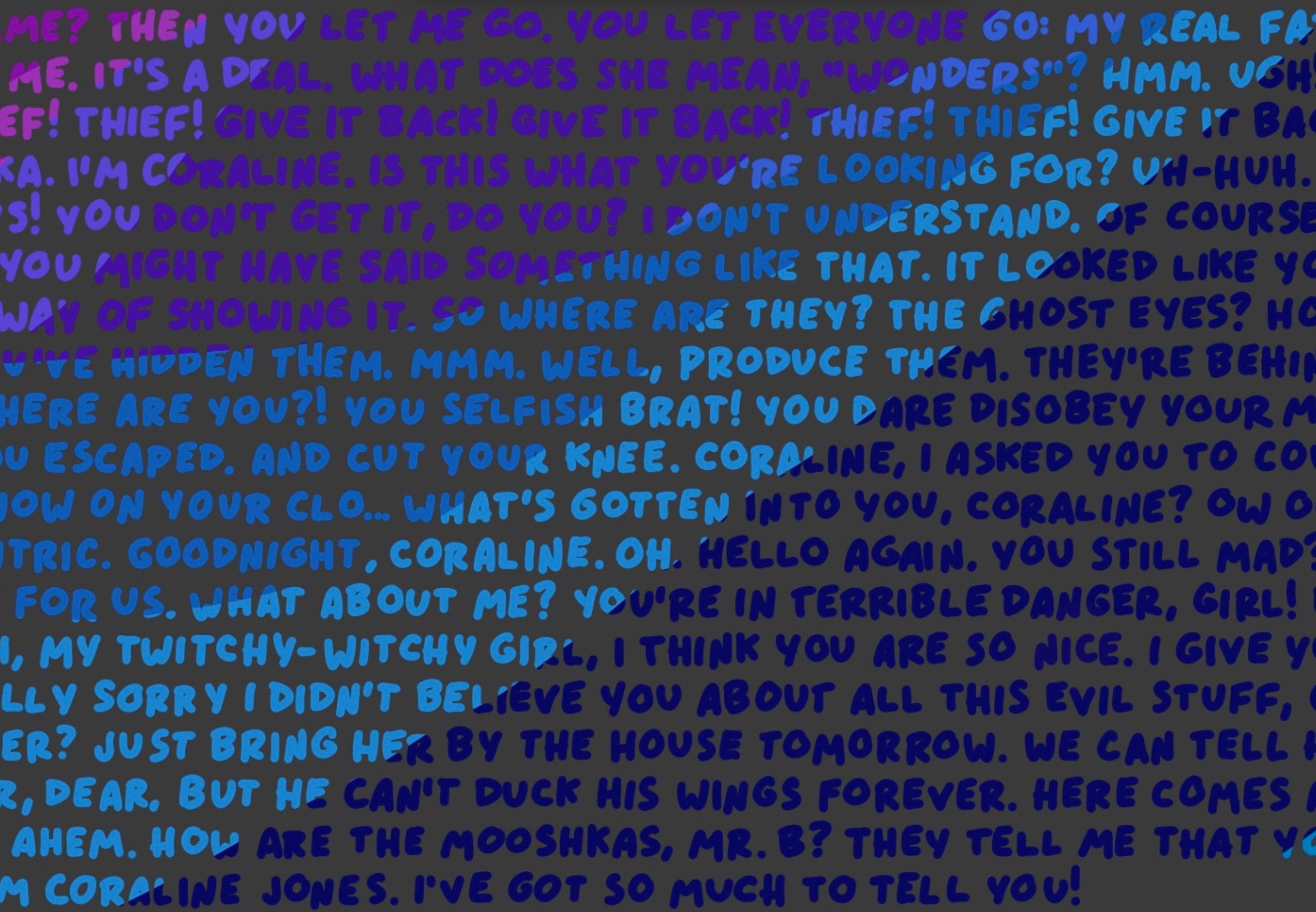 Coraline Handwritten Script Poster - Etsy Australia