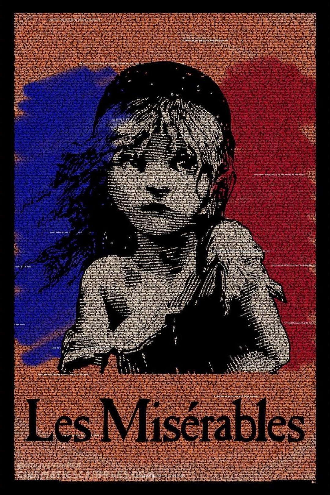 Les Misérables - Handwritten Lyric Poster - Etsy