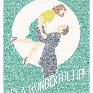 It’s a Wonderful Life - Handwritten Script Poster - Etsy