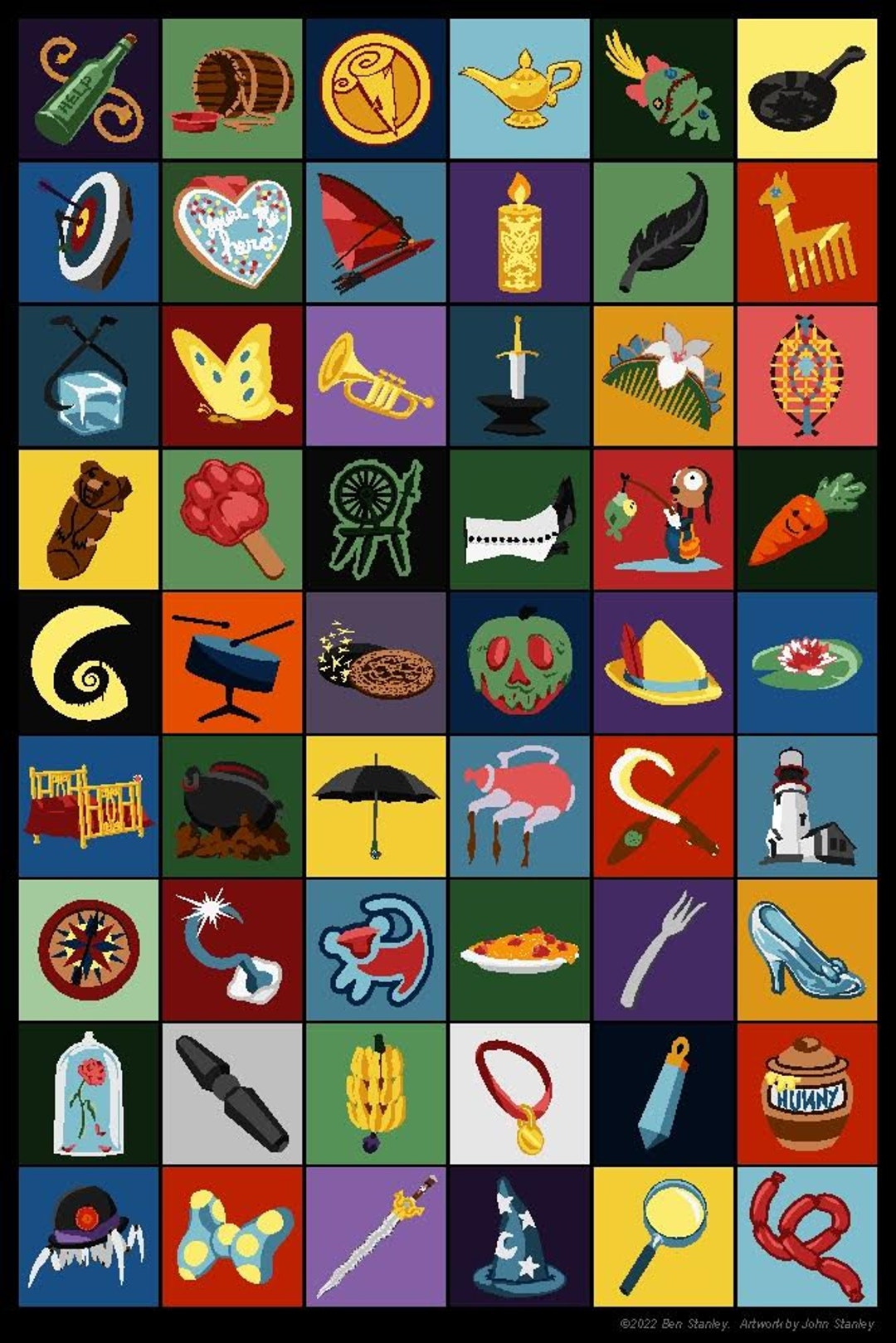 Disney Doodads Poster - Etsy