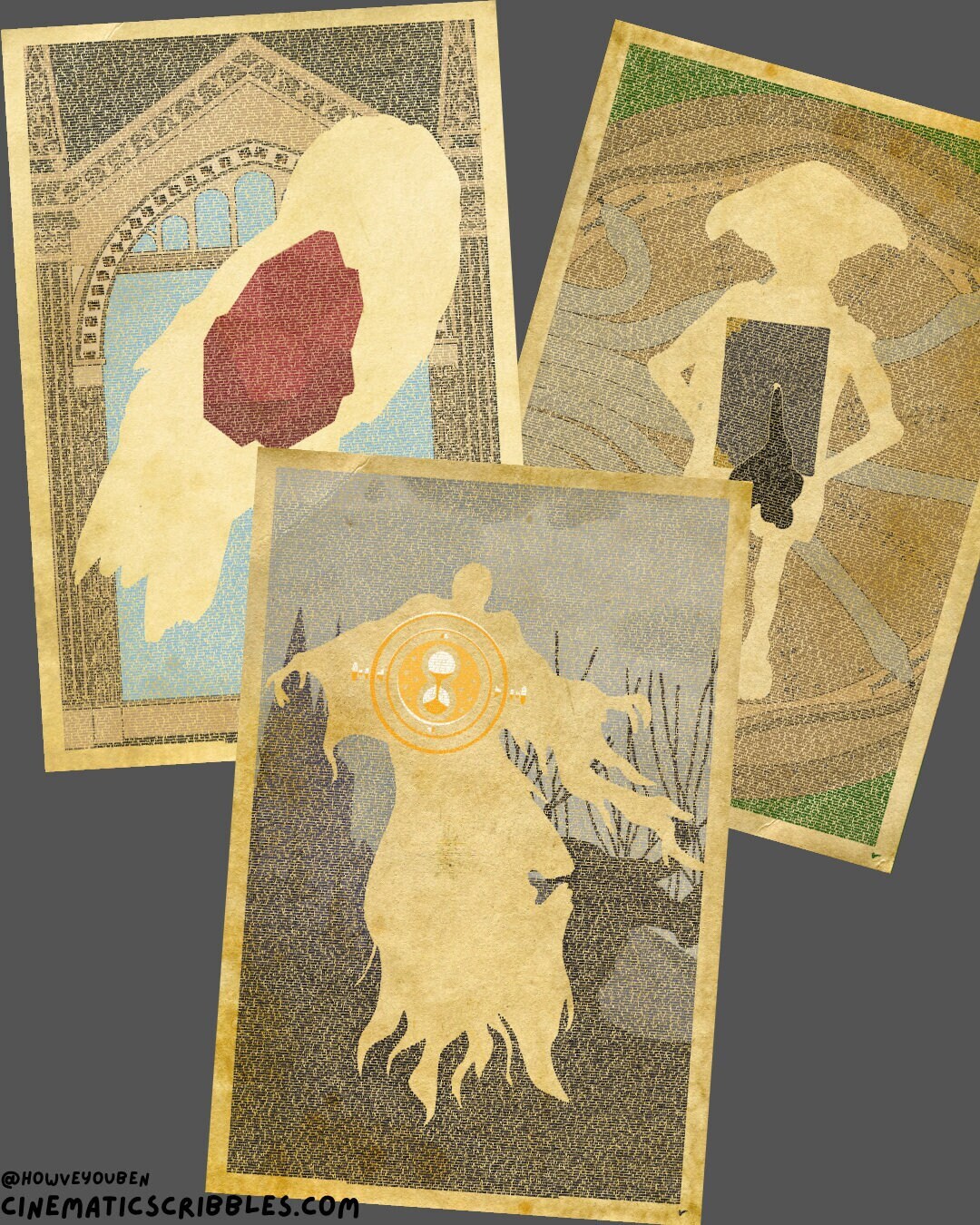 Harry Potter Handwritten Film Script Posters - Etsy