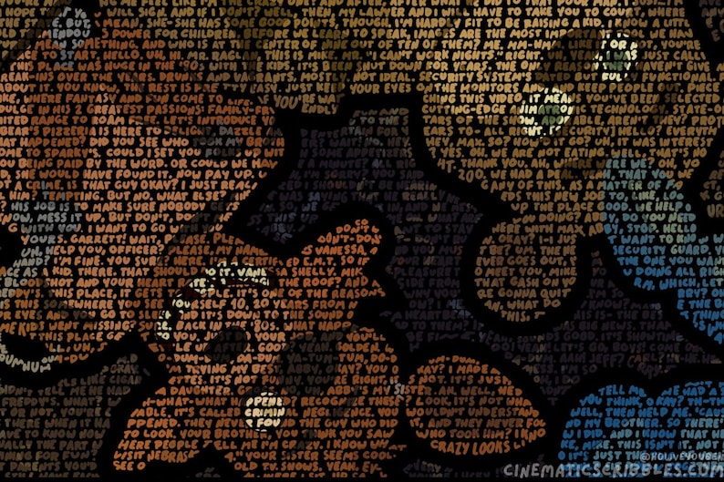 Five Nights at Freddy’s (2023) - Handwritten Script Poster - Etsy