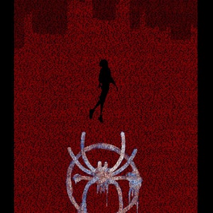 Into the Spider-verse - Handwritten Script Poster - Etsy
