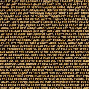 Hamilton - Handwritten Script Poster - Etsy