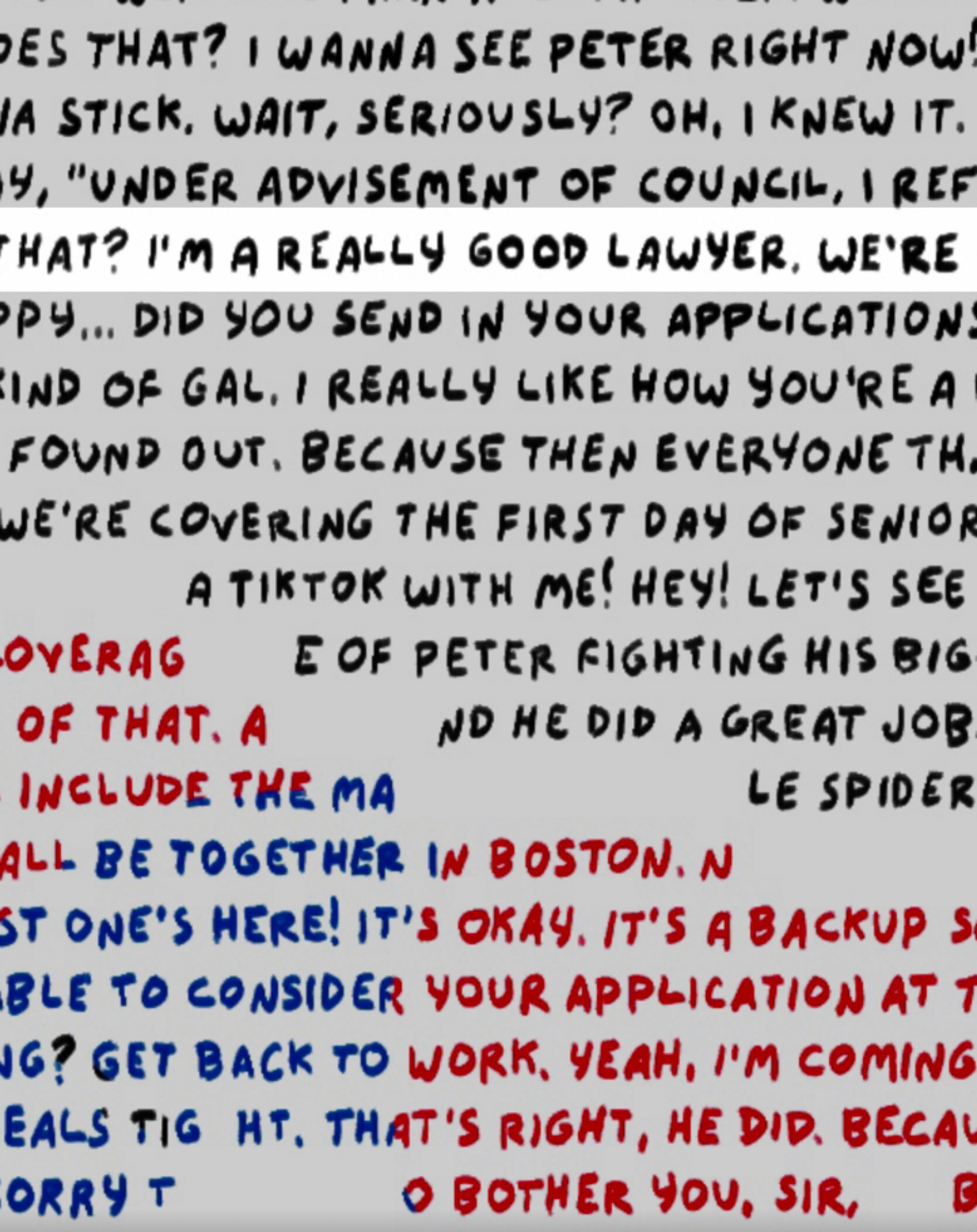 Spider-man: No Way Home Handwritten Movie Script Poster - Etsy