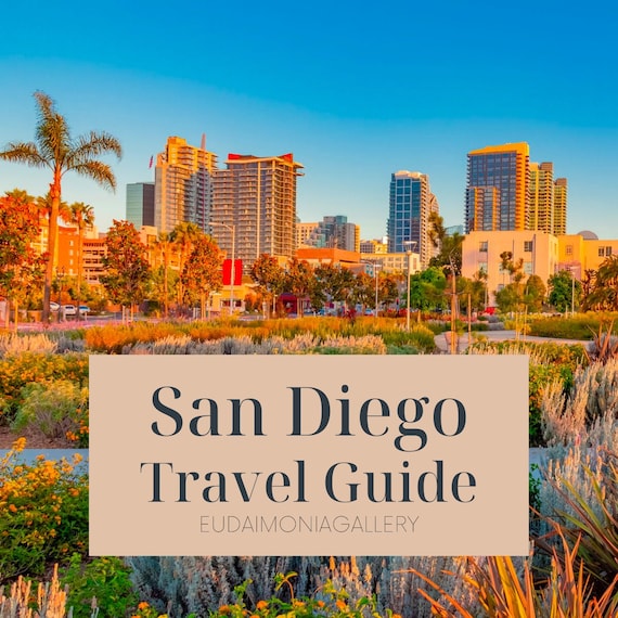 Travel Guide to San Diego San Diego Travel Guide - Etsy