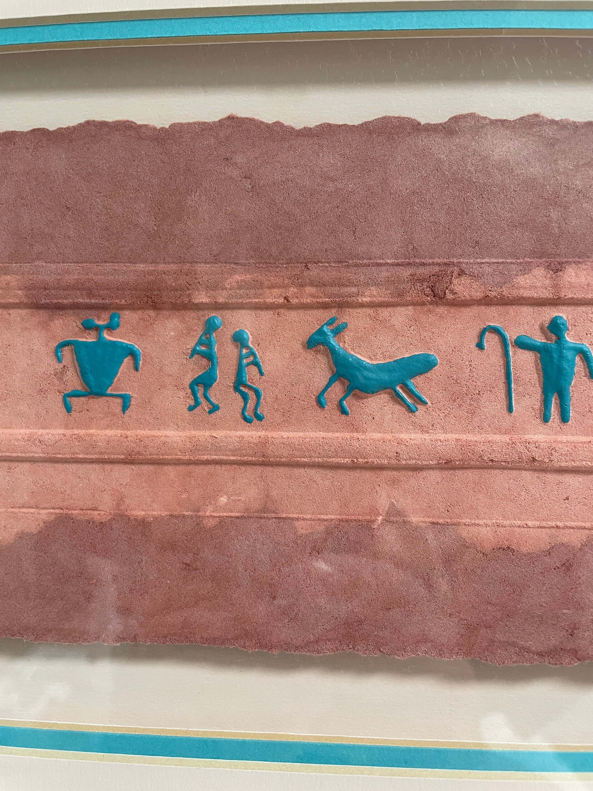 Southwest Original Canyon De Chelly Hand Cast Paper Art by Nancy J ...