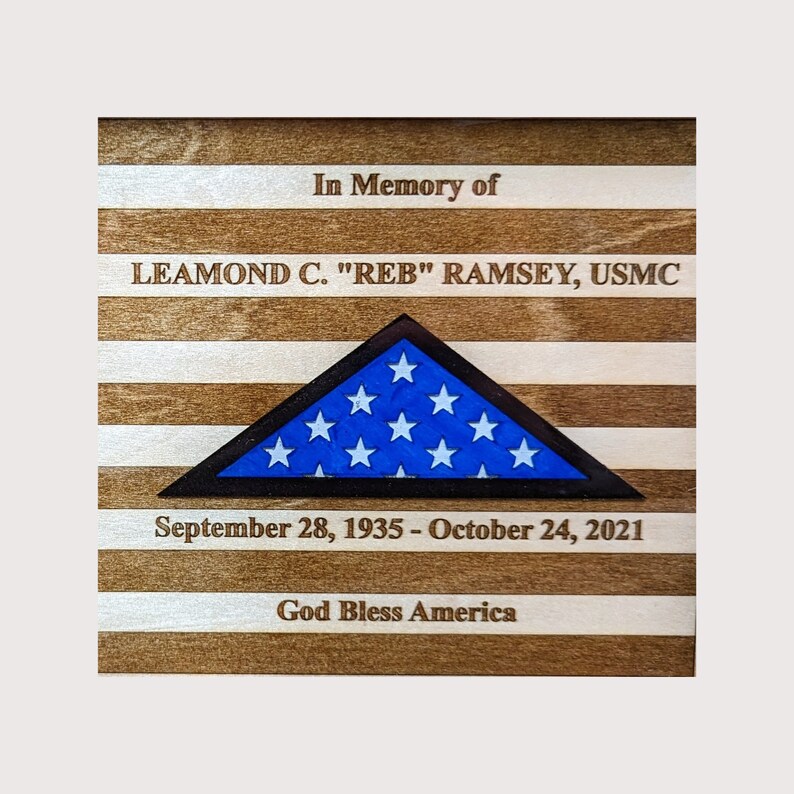 Personalized Memorial Clock, in Memory Of, Military Clock, Hanging Wall ...
