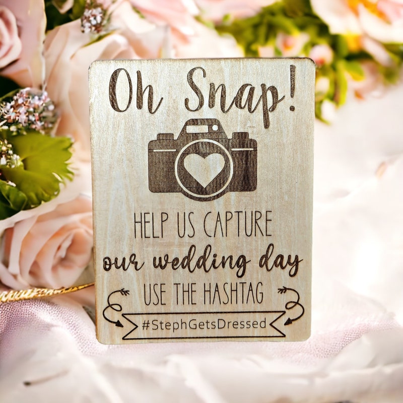 Hashtag Wedding Sign - Etsy