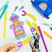 Boys Easy Printable Colouring Craft, Robot Craft Printable, Paper Doll ...