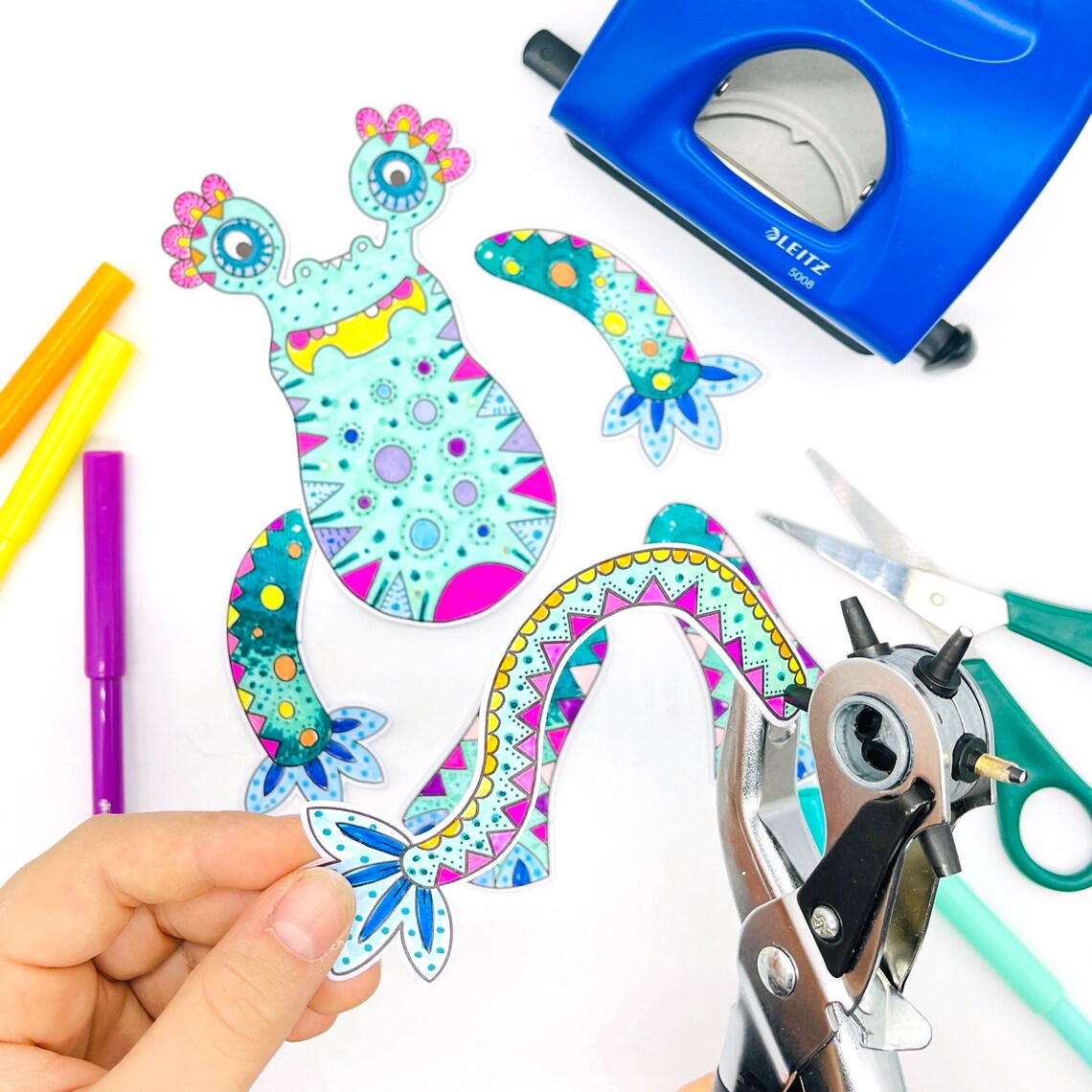 Boys Craft Printable, Alien Party Activity, Boys Easy Craft, Outer ...