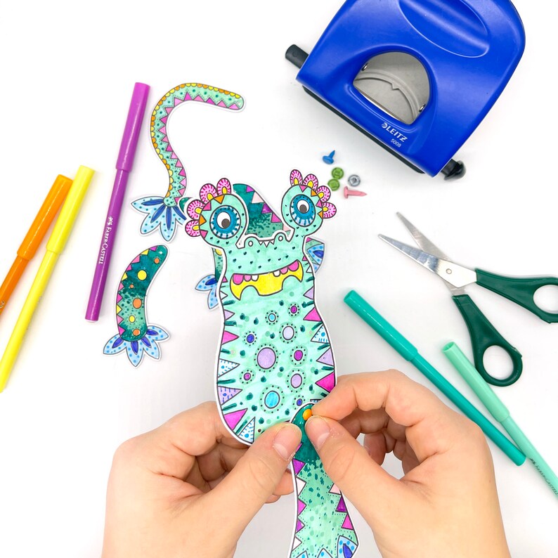 Boys Craft Printable, Alien Party Activity, Boys Easy Craft, Outer ...