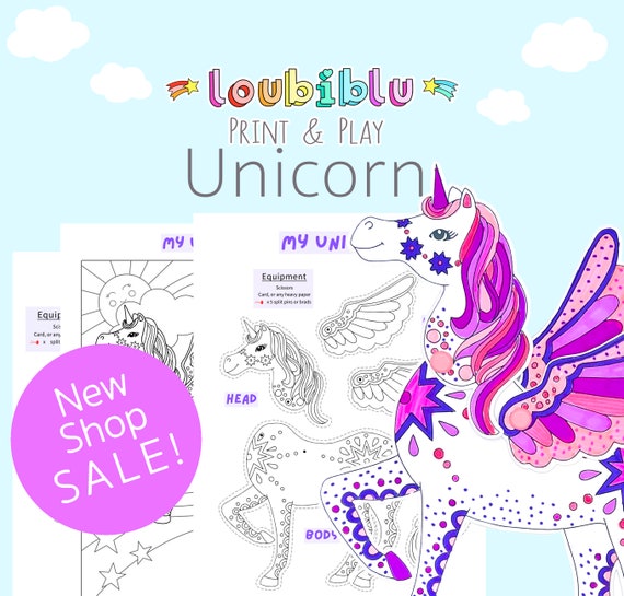 Actividad Imprimible De Unicornio