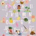 Tropical Alphabet Print - Etsy