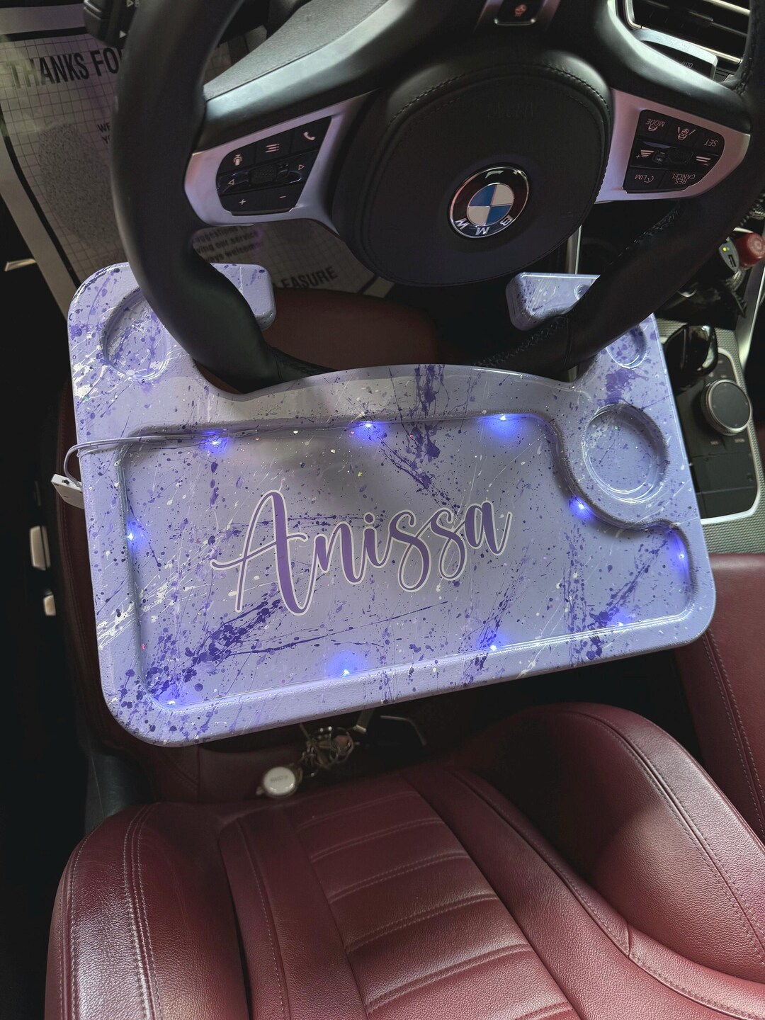 Customizable Steering Wheel “eating” Tray - Etsy