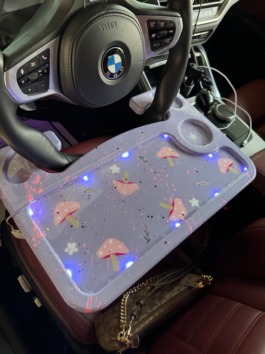 Mushroom Steering Wheel “eating” Tray - Etsy
