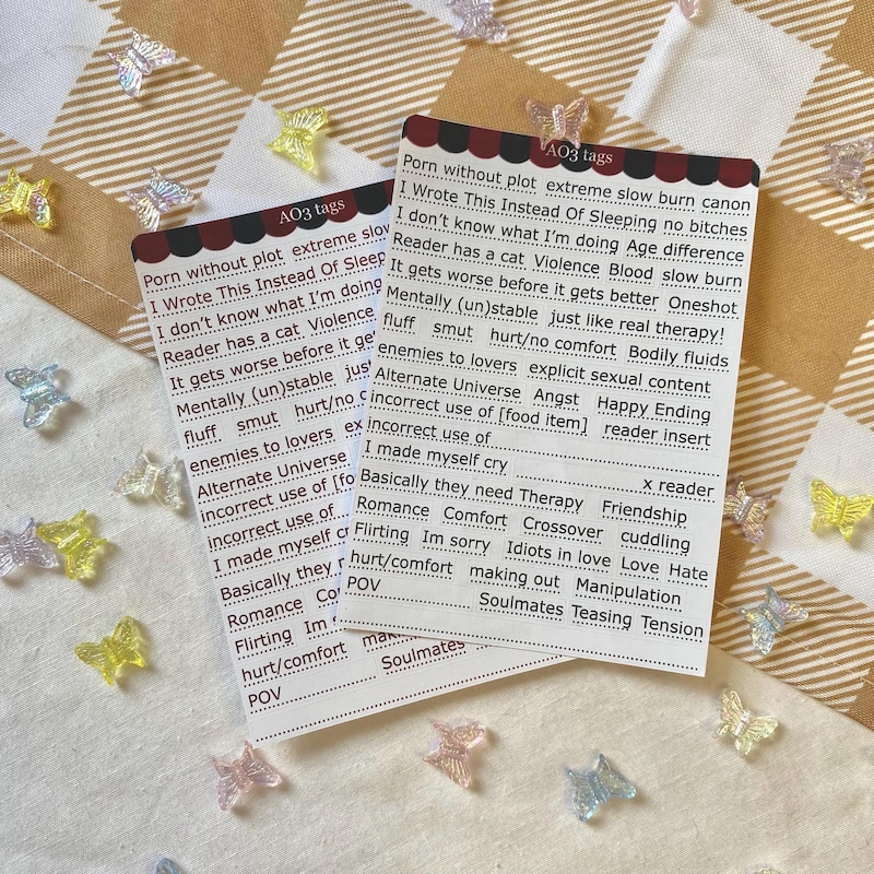 Ao3 - Etsy