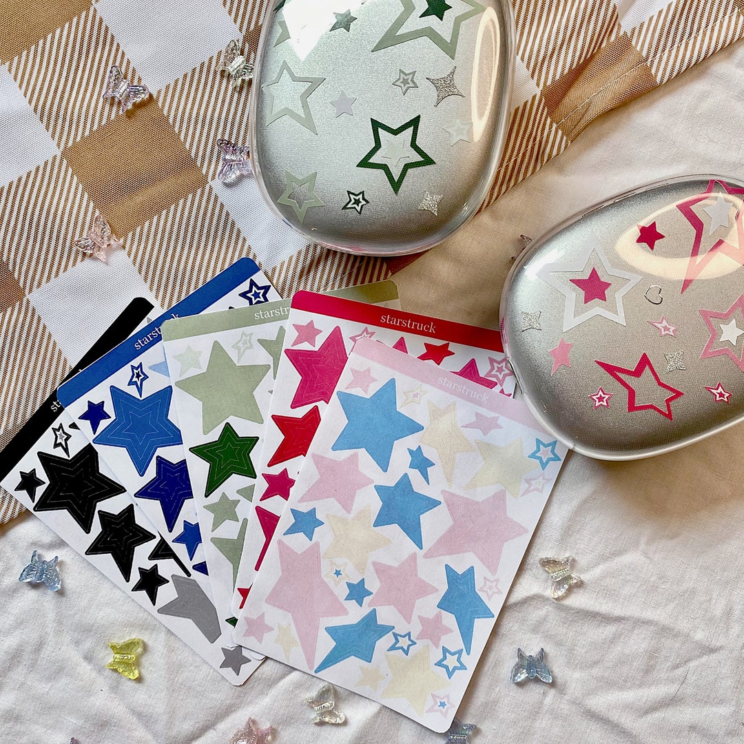 2yk Star Outline Sticker Sheet / Journaling Sticker/ Planner Sticker ...