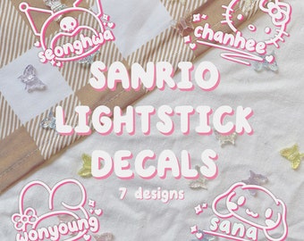 Custom K-pop Kpop Holo Decal Vinyl Lightstick Sticker - Etsy