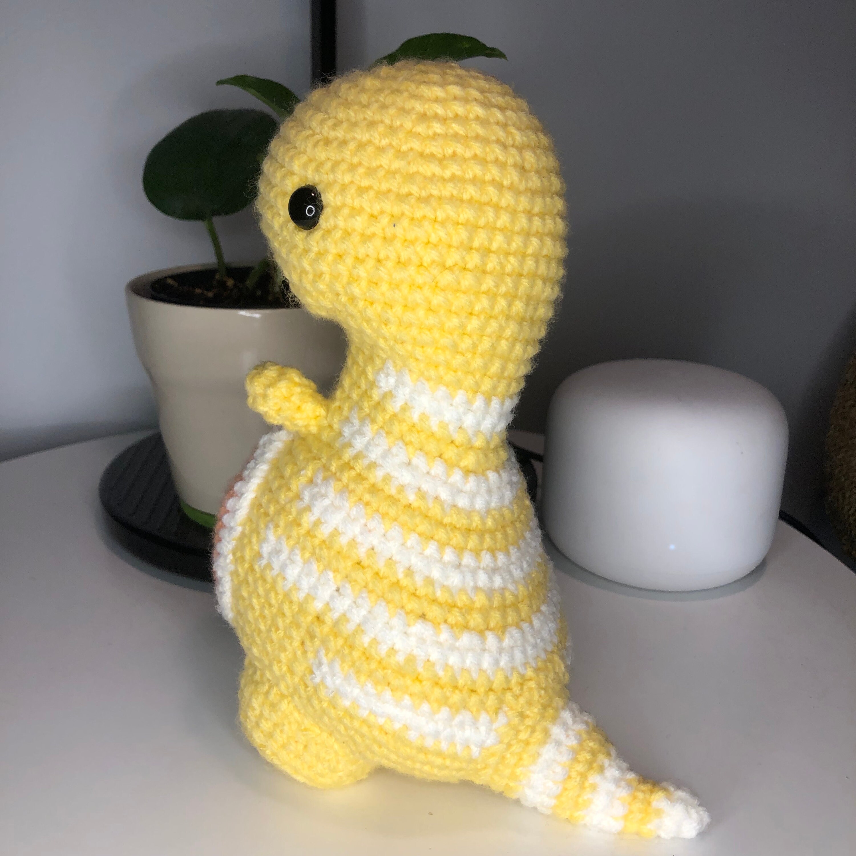 Citrus Crochet Dinosaur Plushie Cute Summer Aesthetic T-rex Amigurumi ...