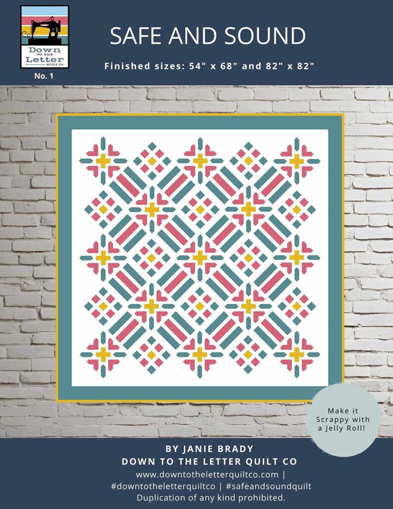Safe and Sound Quilt Pattern - PDF Pattern - Etsy