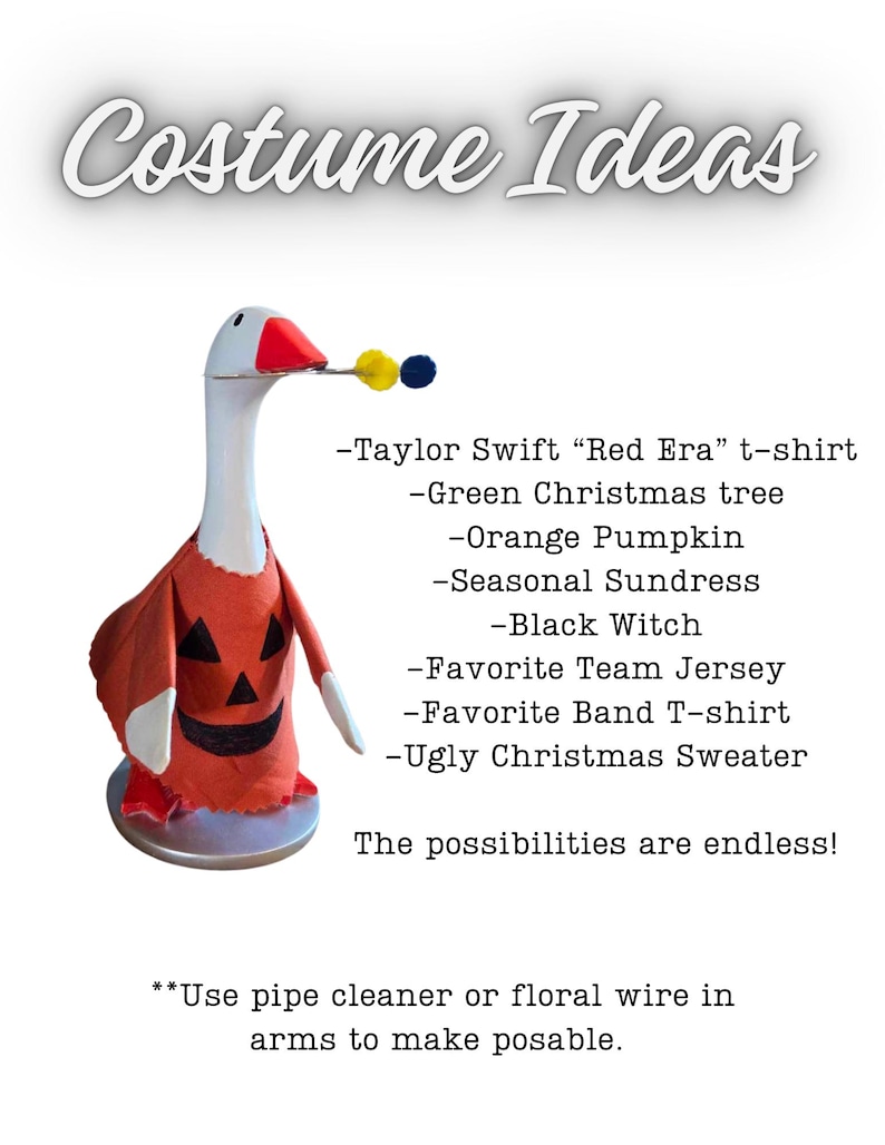 Desk Goose Outfit Sewing Pattern for 7