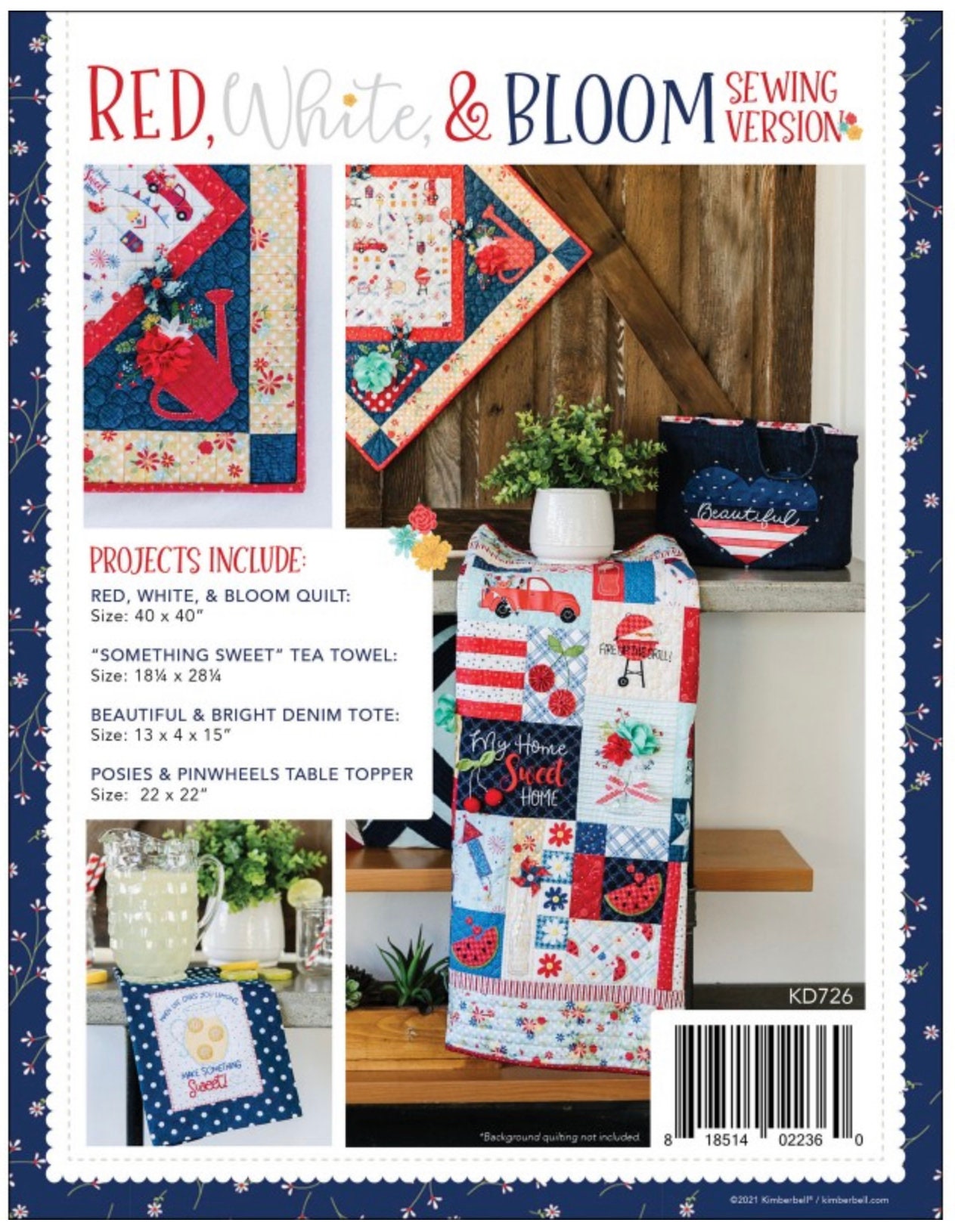 Sewing Kit for Red White & Bloom - Etsy