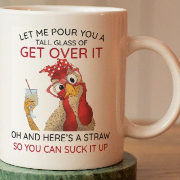 Tall Glass of Get Over It Svg - Etsy