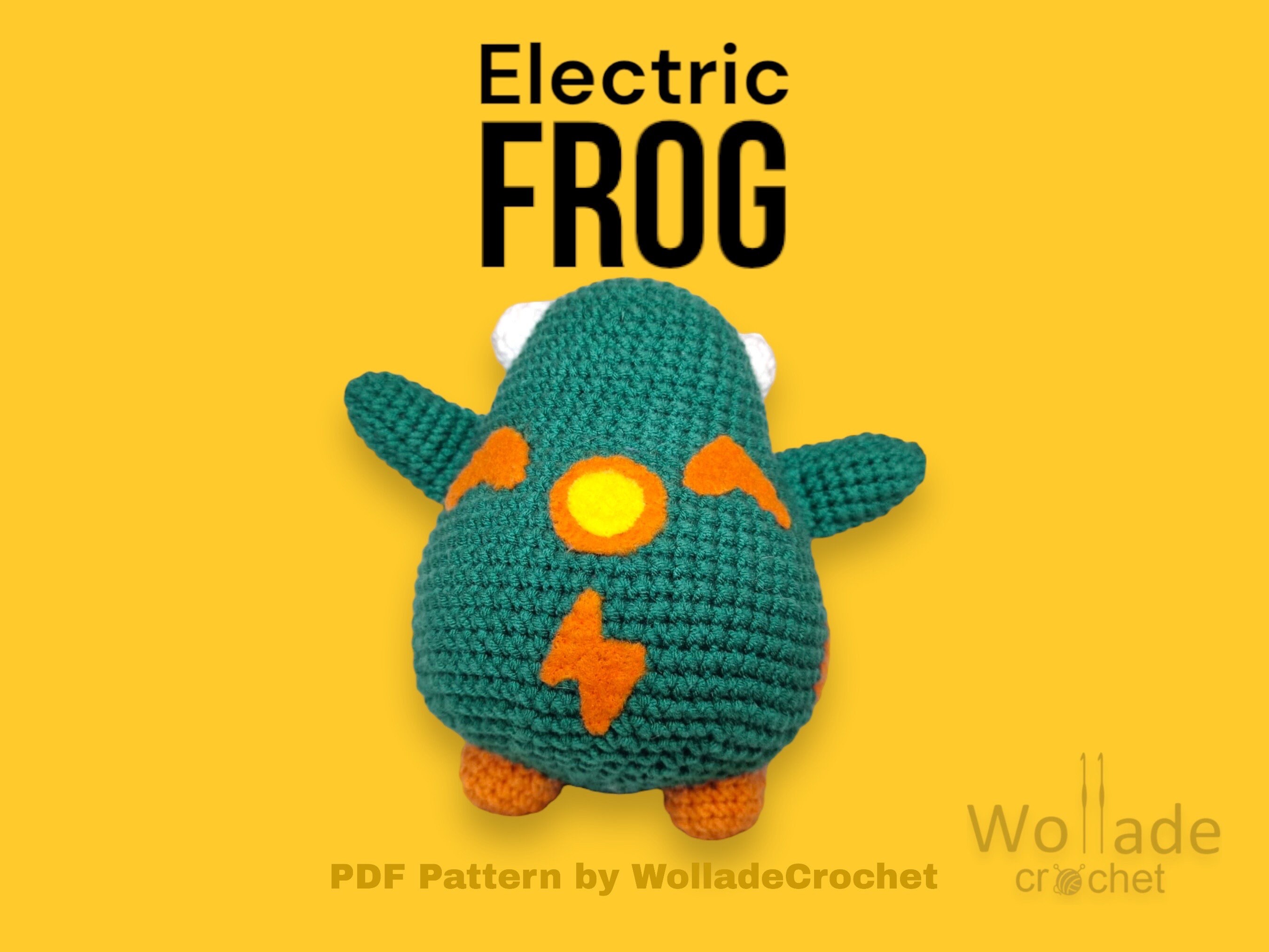 Electric Frog Crochet Pattern PDF - Etsy